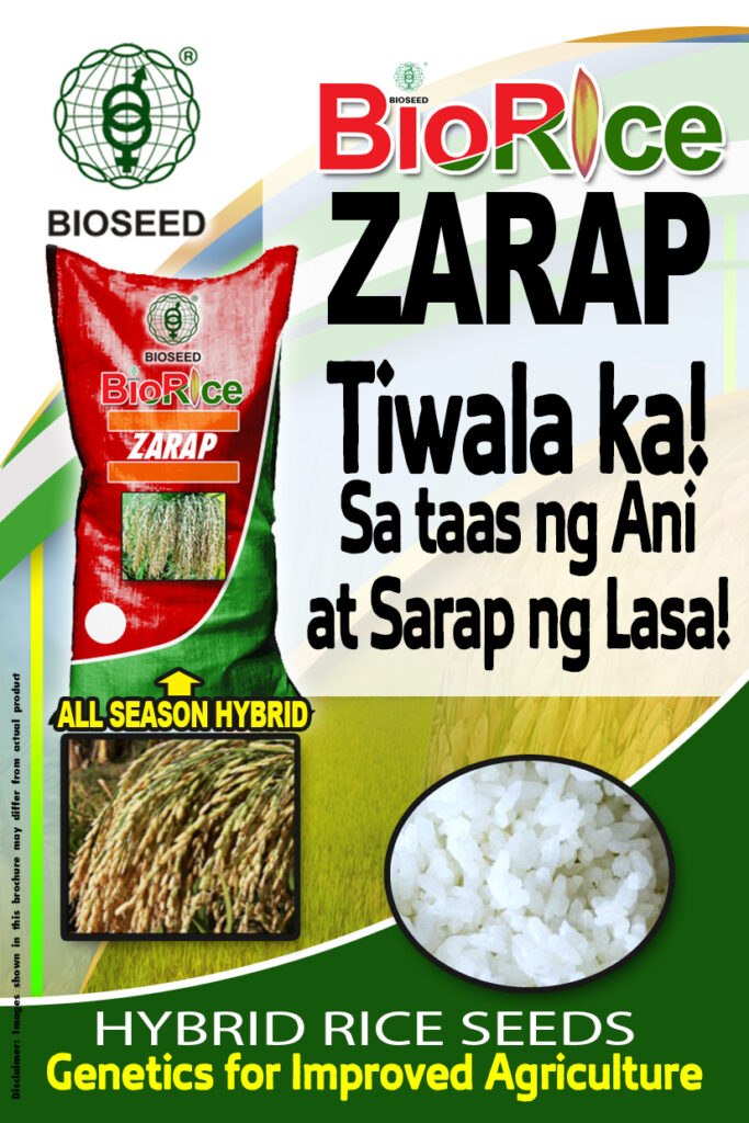 Biorice Zarap - Bioseed Research Philippines Inc.