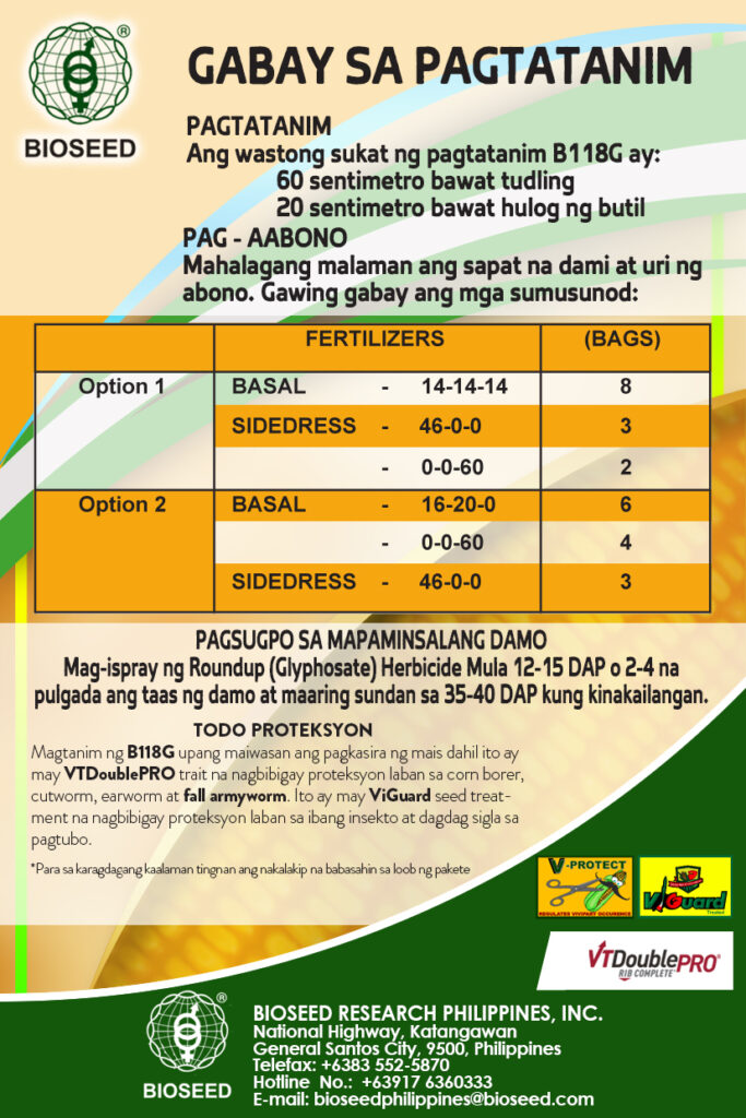 Bioseed B118G - Bioseed Research Philippines Inc.